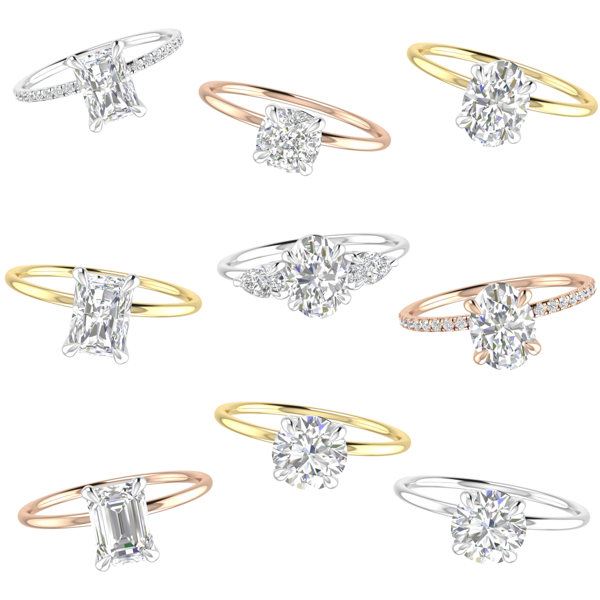Our Guide to Diamond Shapes – Rings with Grace