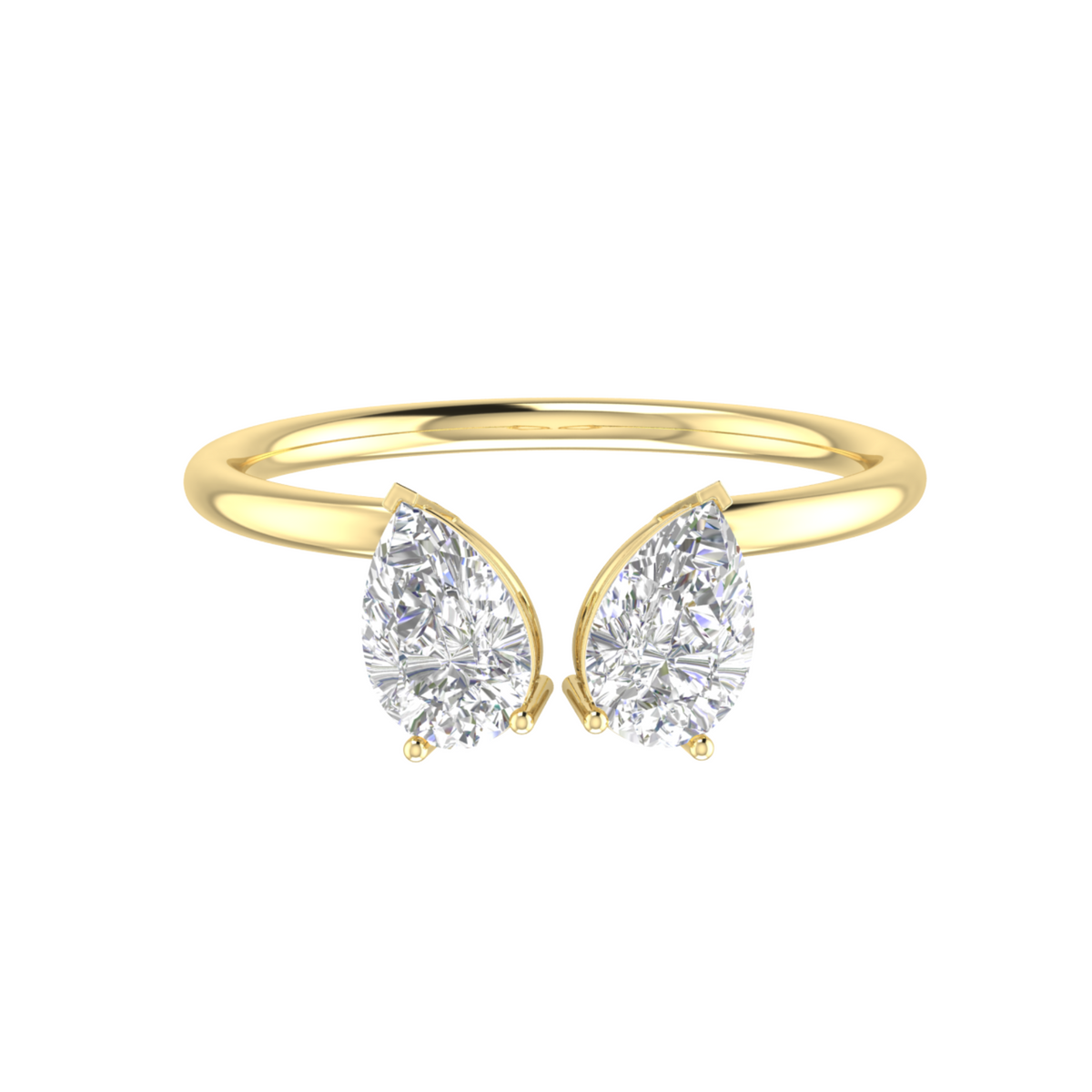 Bespoke Open Two Stone Ring – Rings with Grace